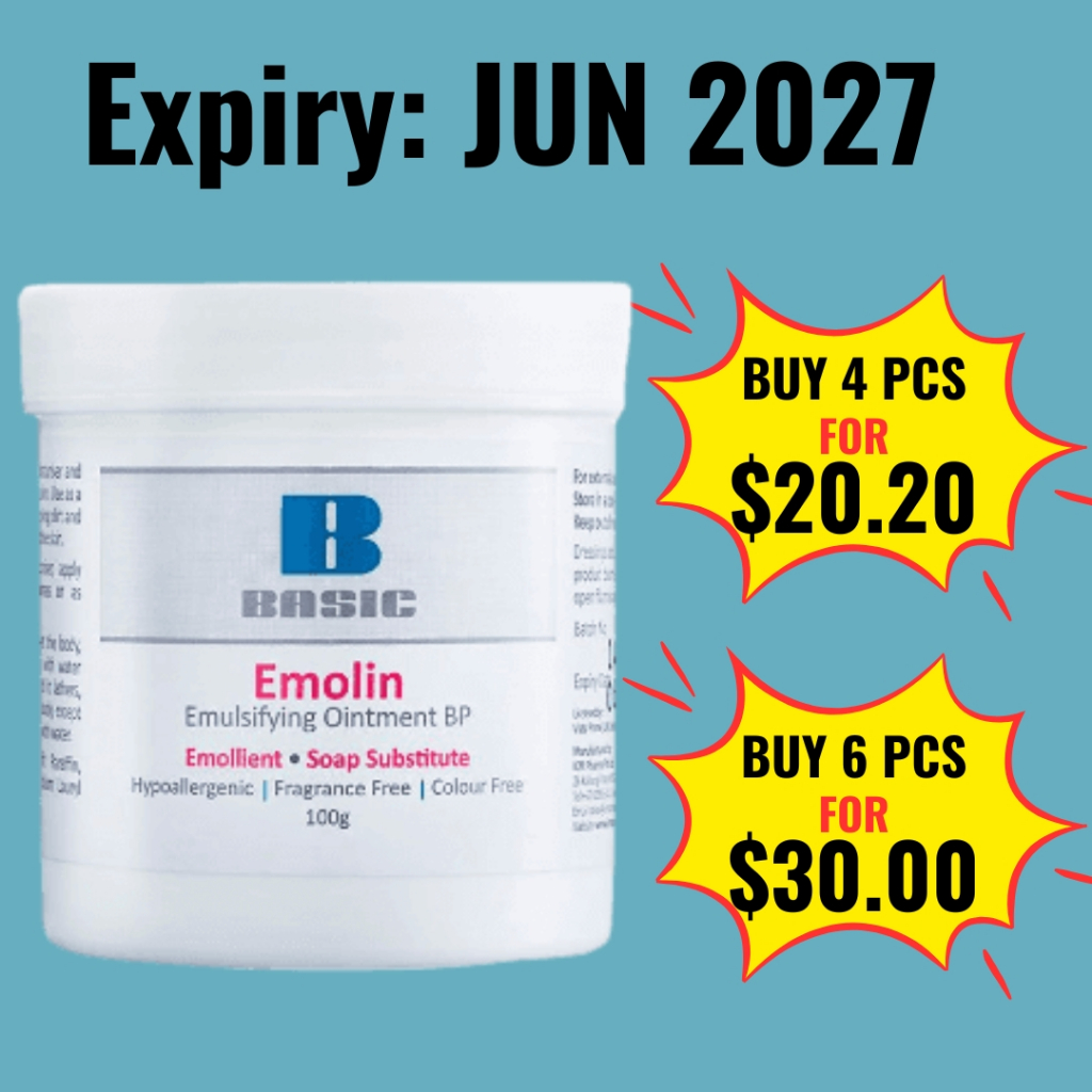 ICM Pharma Basic Emolin 100g moisturizer emollient for dry skin scaling ...