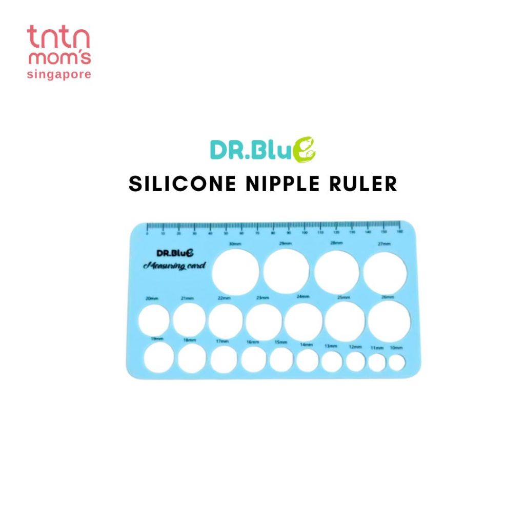 DR BLUE Silicone Nipple Ruler/Funnel Sizing/Sizing Ruler/Nipple Ruler ...