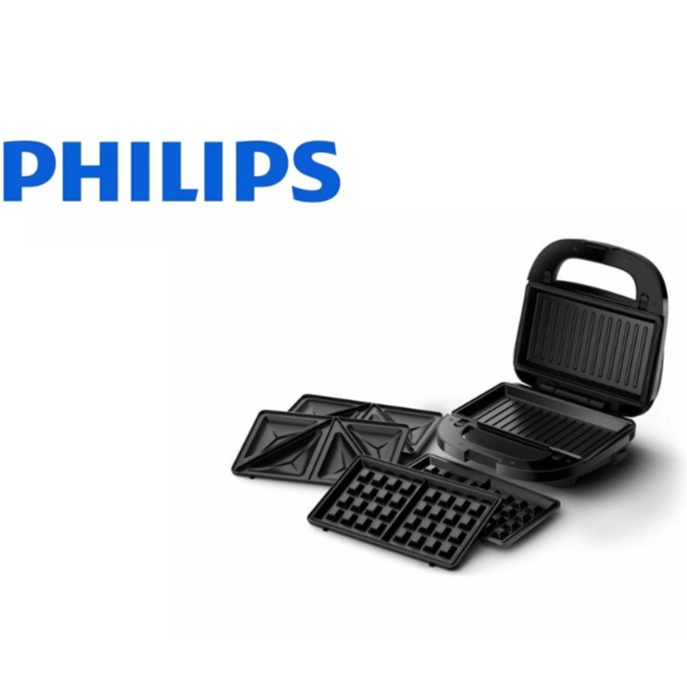 Philips 3 plates Sandwich Maker HD2350 | Shopee Singapore