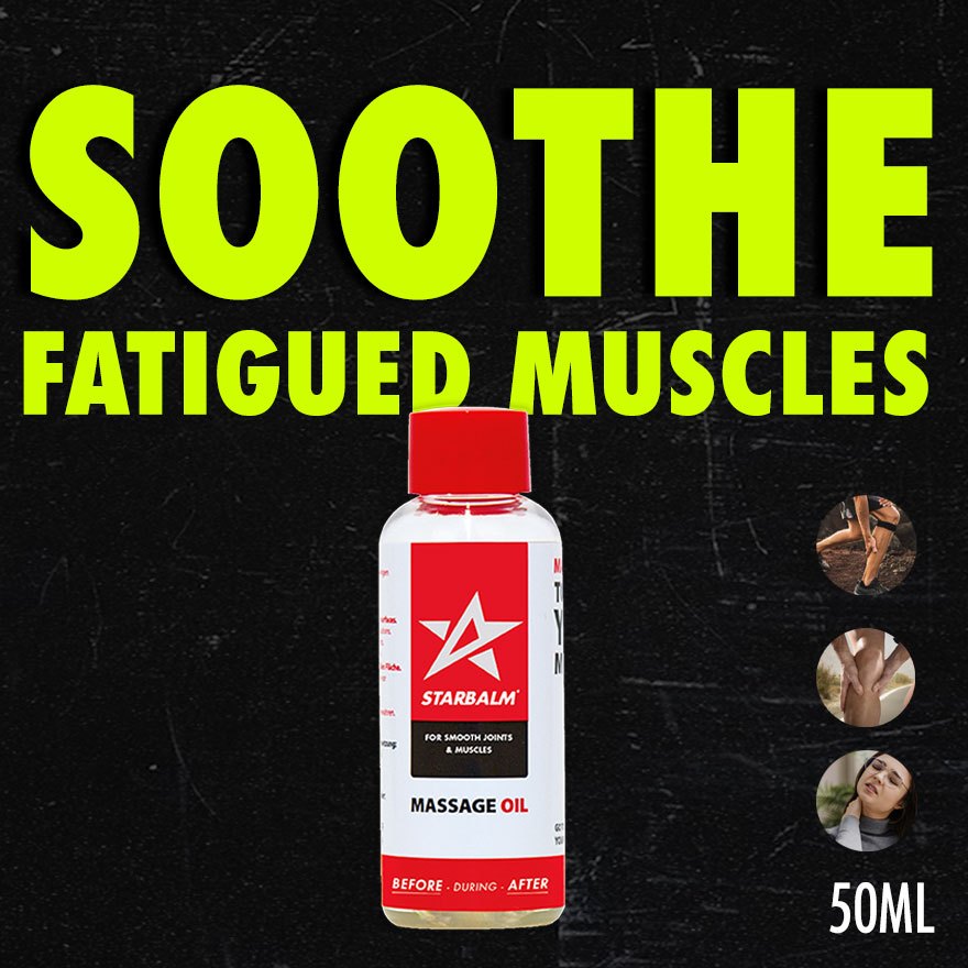 STARBALM Massage Oil (Quick Absorption Rate + Reduce Muscle Tension ...