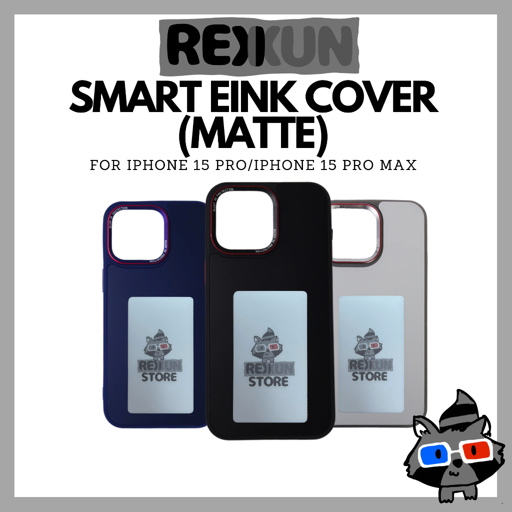 [SG] Customisable Smart NFC E-Ink Case For iPhone (MATTE) | Shopee ...