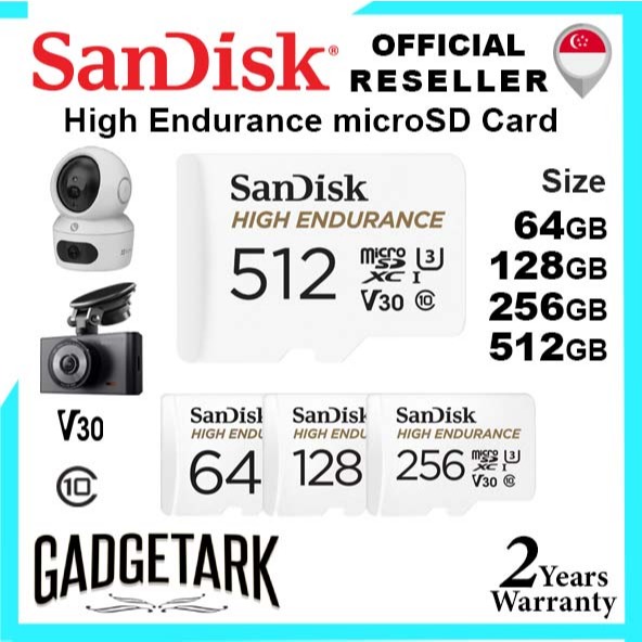 [SG] SanDisk High Endurance 64GB | 128GB | 256GB I 512GB Video ...