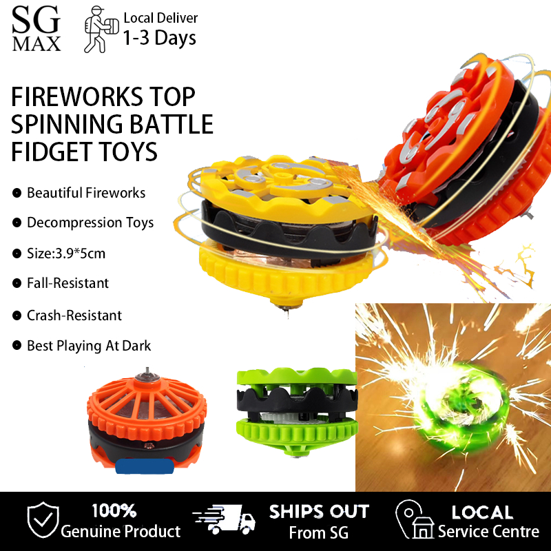 Fireworks Battle Spinning Top Toy Luminous Gyroscope Battle ...