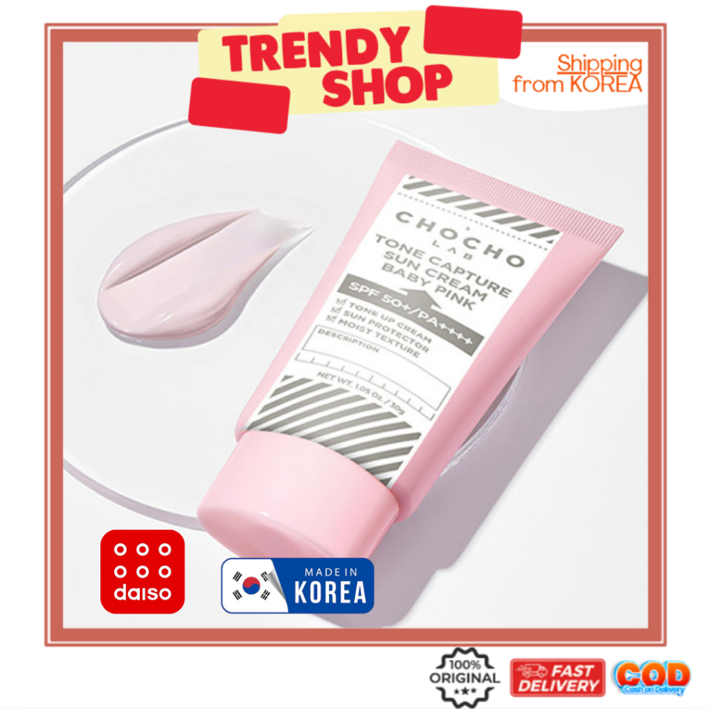 CHOCHO LAB Tone Capture Sun Cream Baby Pink 30g | SPF Protection And ...