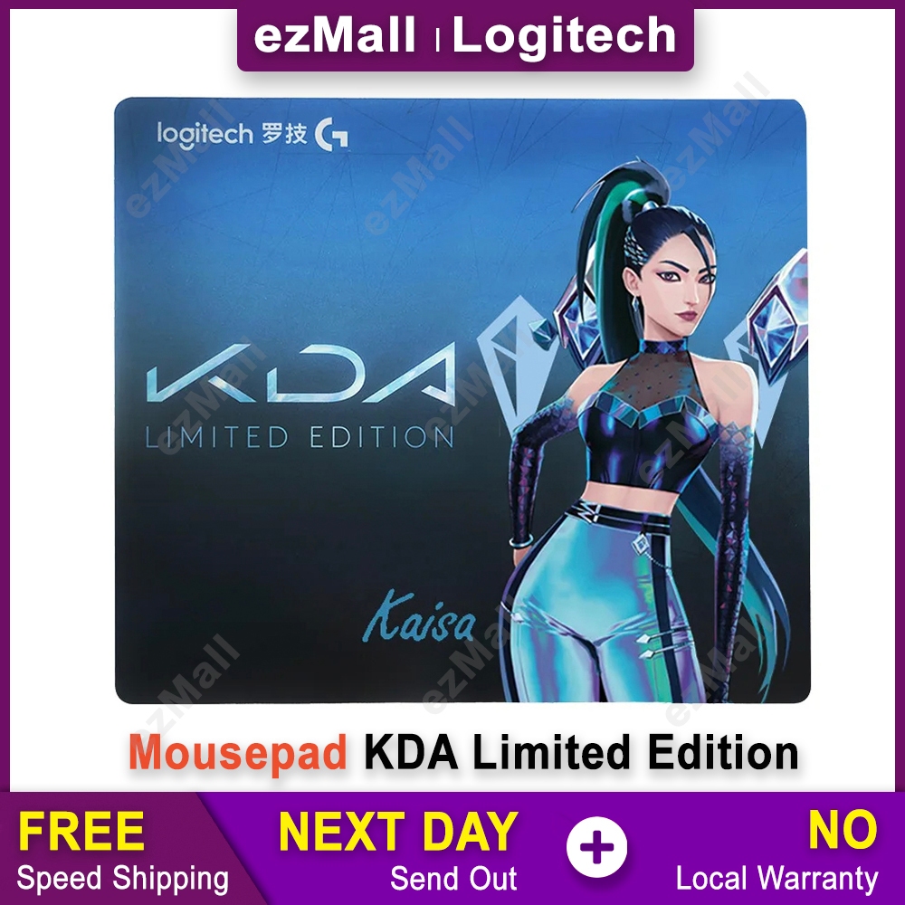 Logitech KDA Large Computer Gaming Mouse Pad Non-Slip Rubber Base ...