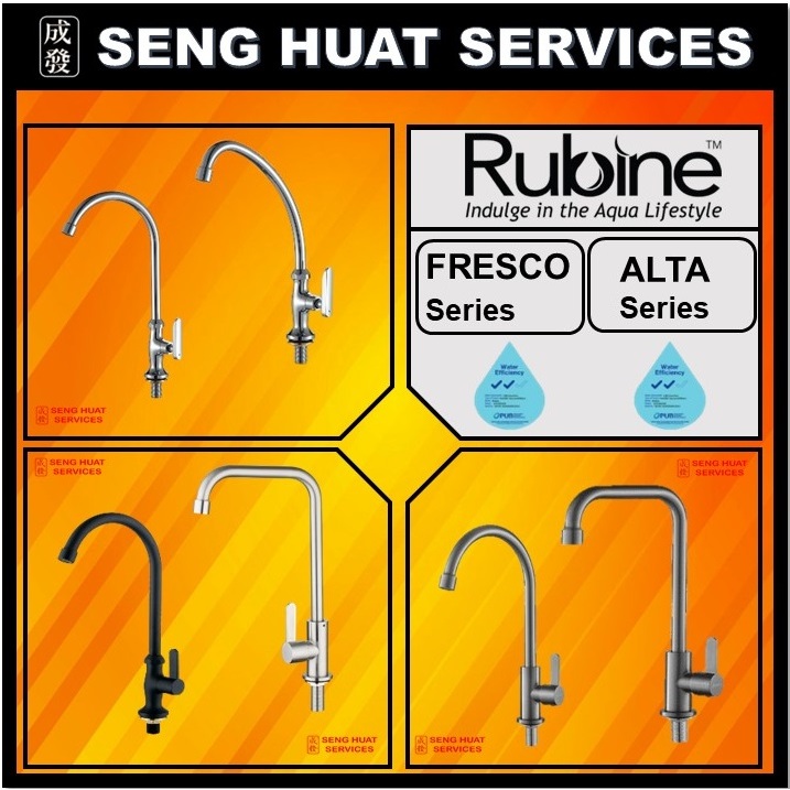 RUBINE FRESCO Series / ALTA Series Cold Kitchen Sink Tap | Shopee Singapore