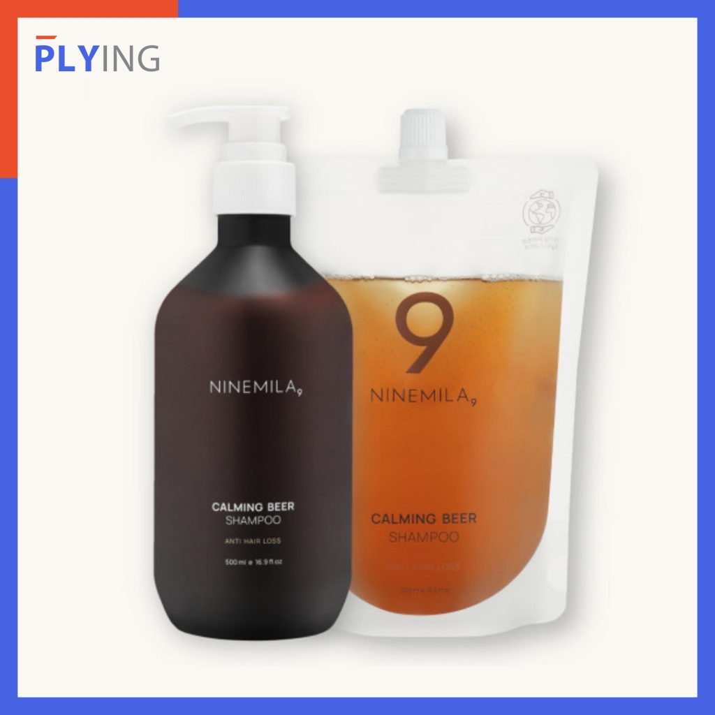 [Ninemila] Calming Beer Brewer's Yeast Shampoo (500ml) Anti Hair Loss ...