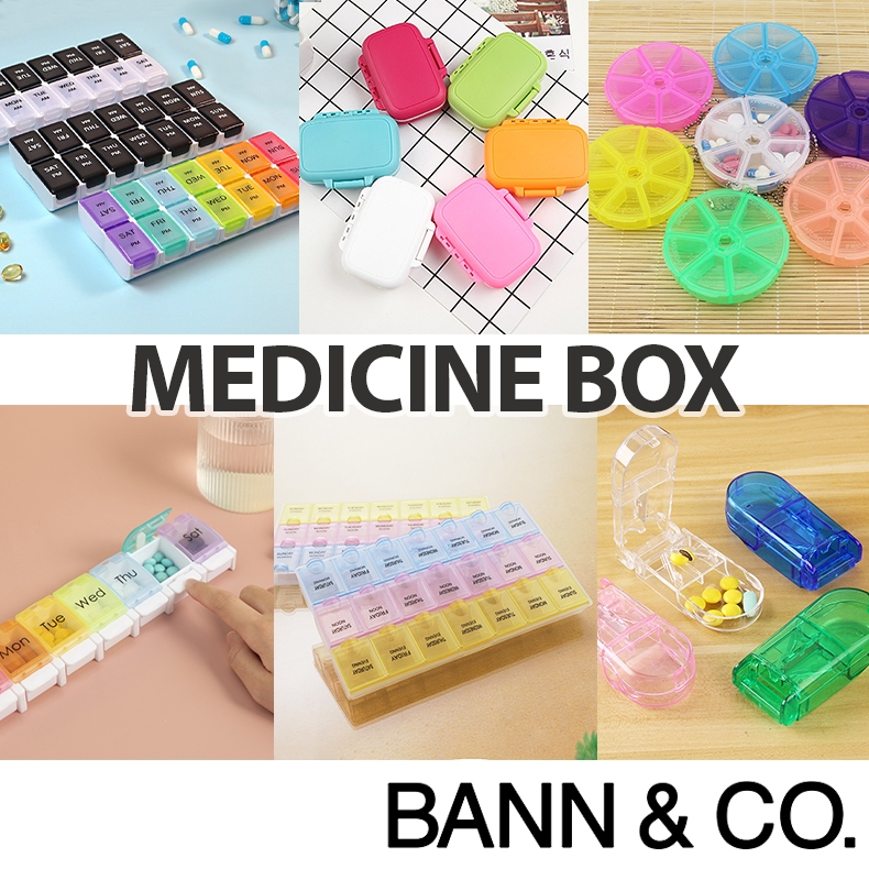 Medicine Pill Box/Organizer (3, 7, 14, 21 Compartments) | Shopee Singapore