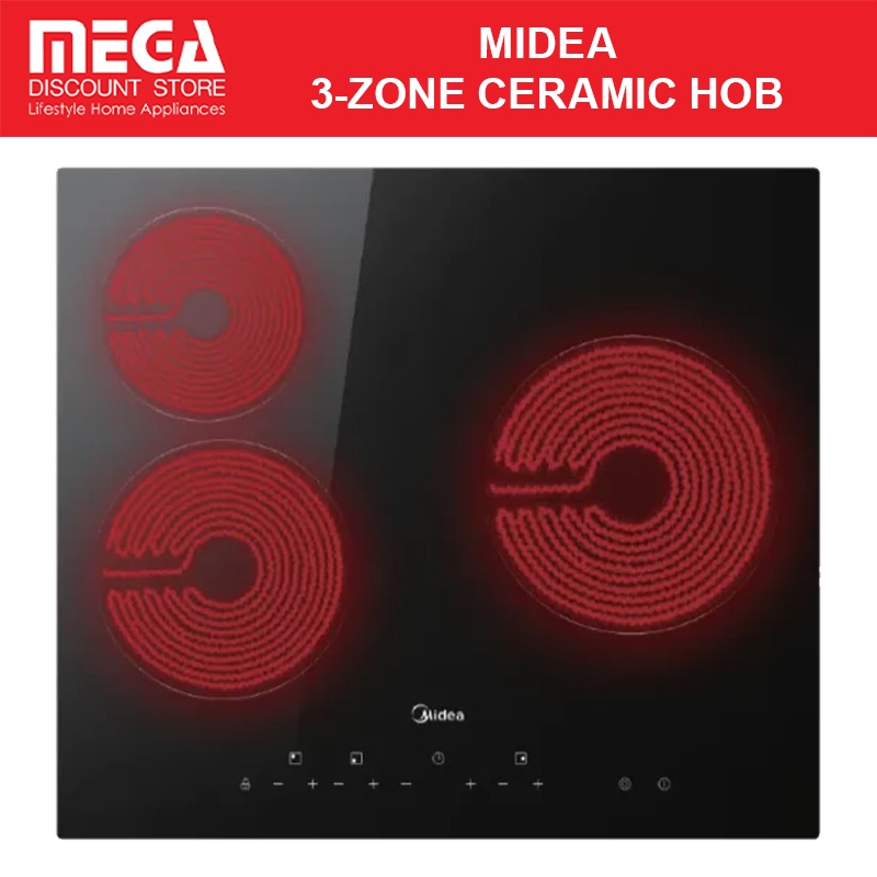 MIDEA MBI-IHT341-SG 3-ZONE CERAMIC HOB | Shopee Singapore