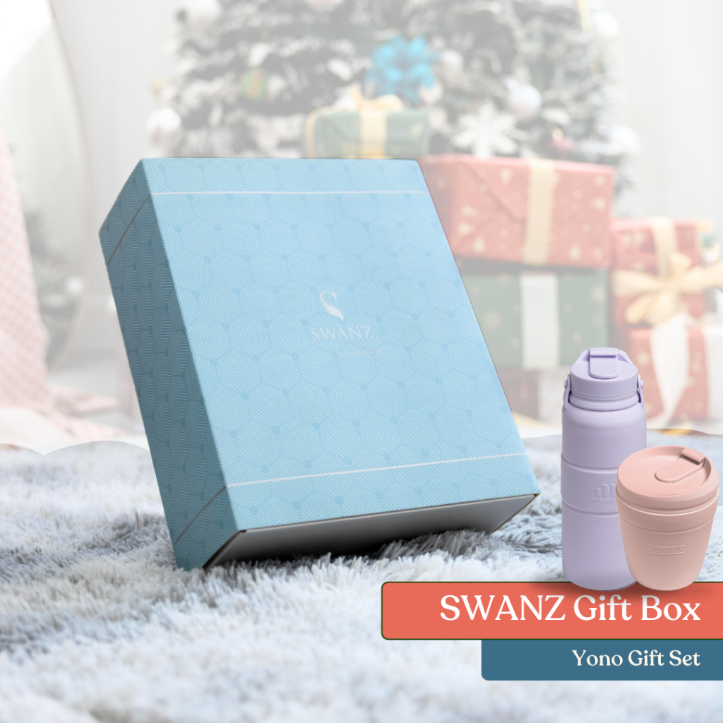 SWANZ Yono Gift Set (Yono Bottle & Yono Cup 340ml) - Ceramic Coffee ...