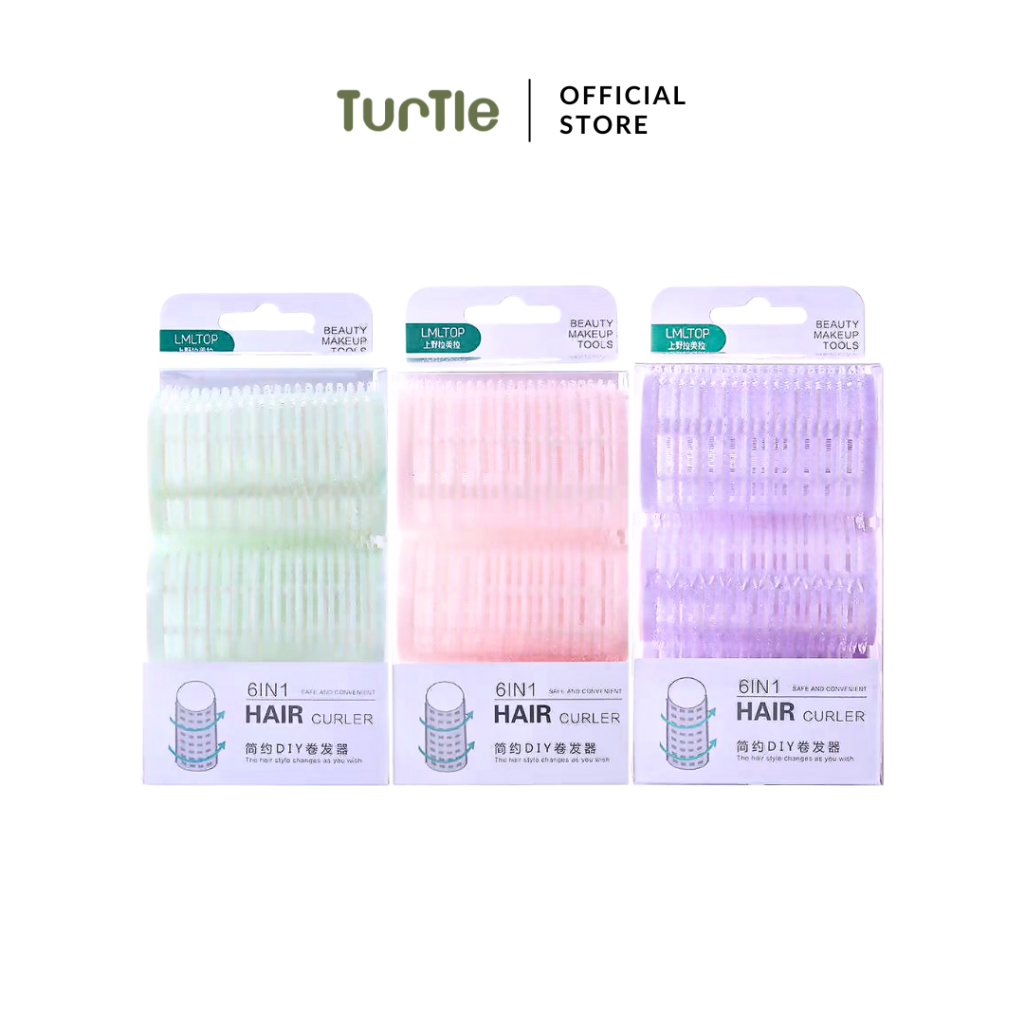 TURTLE Multifunction Curl Setting Rollers Hair Roller Self Grip Rollers ...