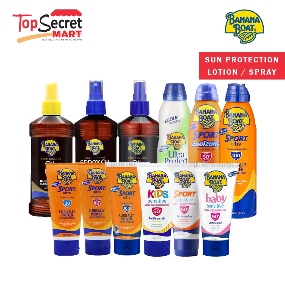 Value Bundle!! Banana Boat Deep Tanning Oil Spray 236ml | Sport Ultra ...