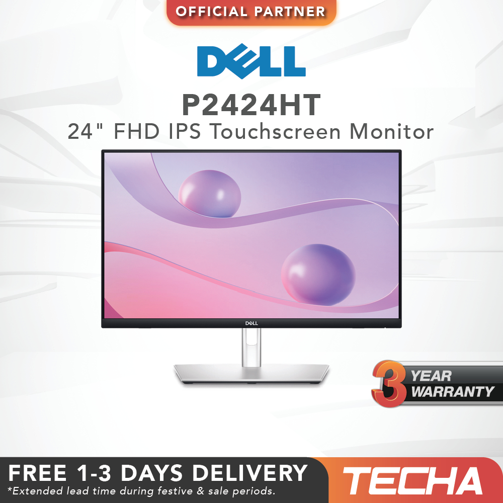 Dell P2424HT | 24" FHD | IPS | USB-C | Touch Screen Monitor | Shopee ...