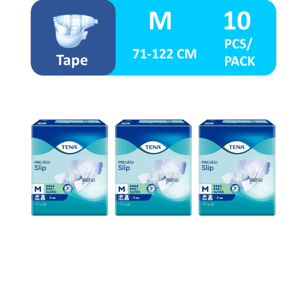 TENA Unisex Value/Proslip/Proskin Adult Unisex Diapers M/L/XL | Shopee Singapore