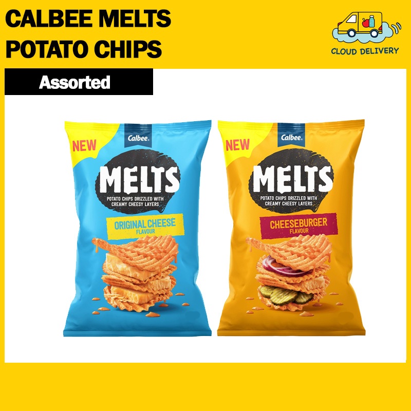Calbee Melts Potato Chips 57g | Shopee Singapore