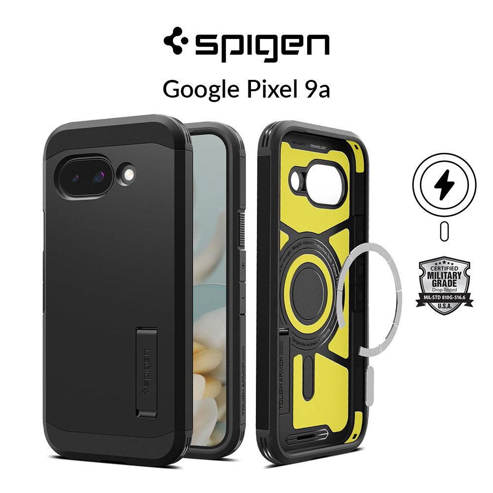 Spigen Google Pixel 9a Case Tough Armor MagFit Magnetic Phone Case ...