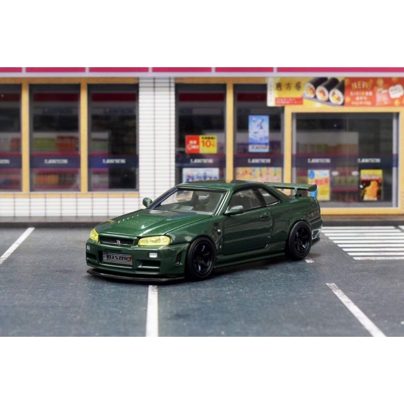 MOTORHELIX 1/64 Nissan Skyline GT-R NISMO R34 CRS VER | Shopee Singapore