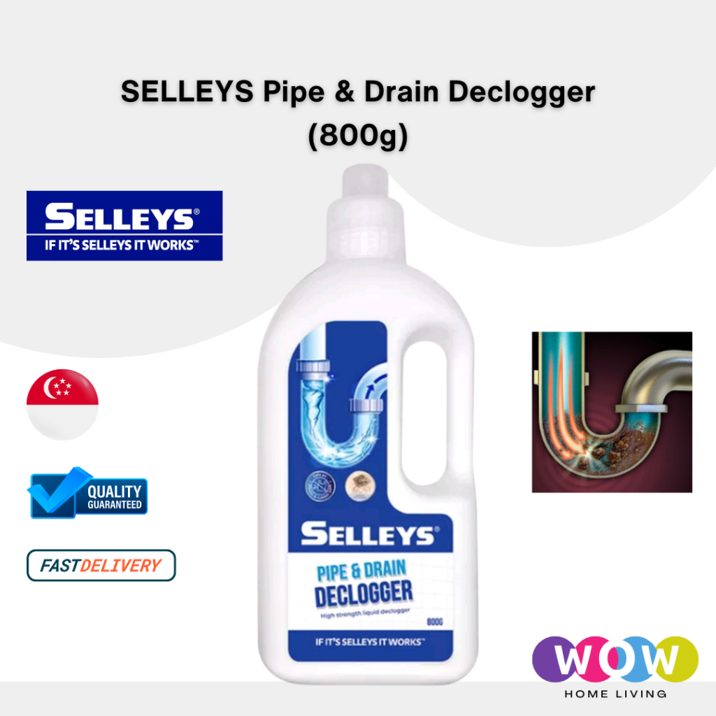 Selleys Pipe & Drain Declogger 800G | Shopee Singapore