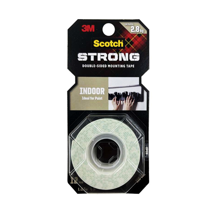 3M Scotch Indoor Double-Sided Mounting Tape 12mm x 1.5m | Shopee Singapore