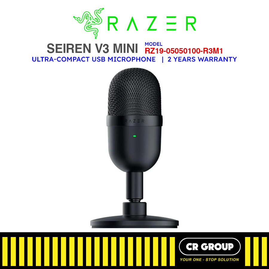 RAZER SEIREN V3 MINI - USB Microphone - 14mm Condenser Mic ...