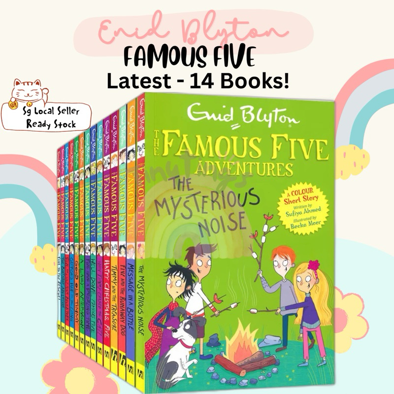 SG Ready Stock - Enid Blyton Famous Five Short Story Collection Book of 14 | Shopee Singapore