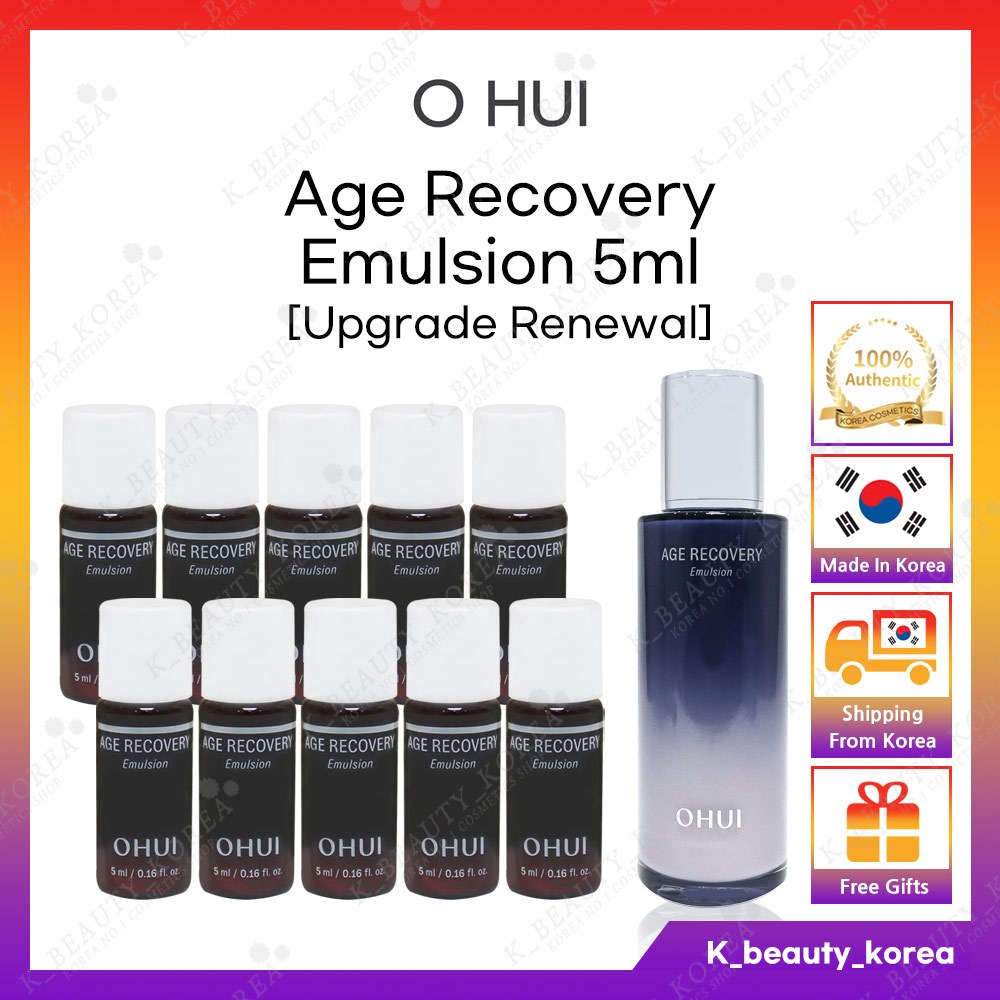[O HUI] Age Recovery Emulsion 5ml (Sample Travel Size) / Anti-aging ...