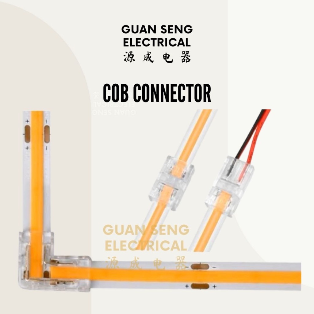 COB Connector for COB LED Strip 8mm 10mm 12mm | Guan Seng Electrical ...