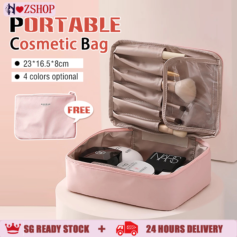 【SG】Makeup Travel Zip Pouch Cosmetic Beg Bag Makeup Bag Waterproof ...