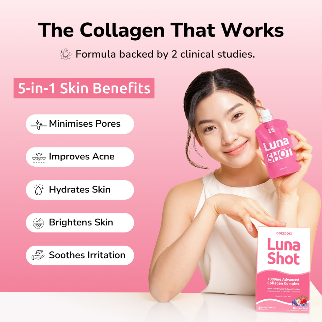 [1-For-1] Luna Shot Collagen – 5-in-1 | 7000mg ACC™ to Minimise Pores ...