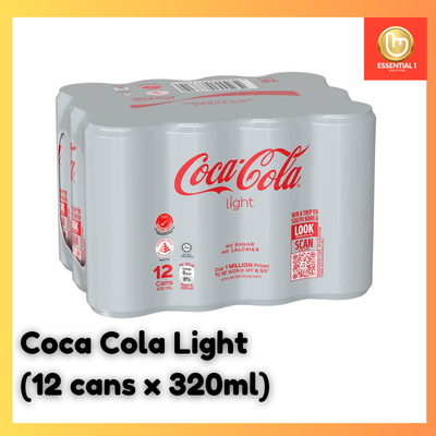 Coca Cola Light (12 cans x 320ml) | Shopee Singapore