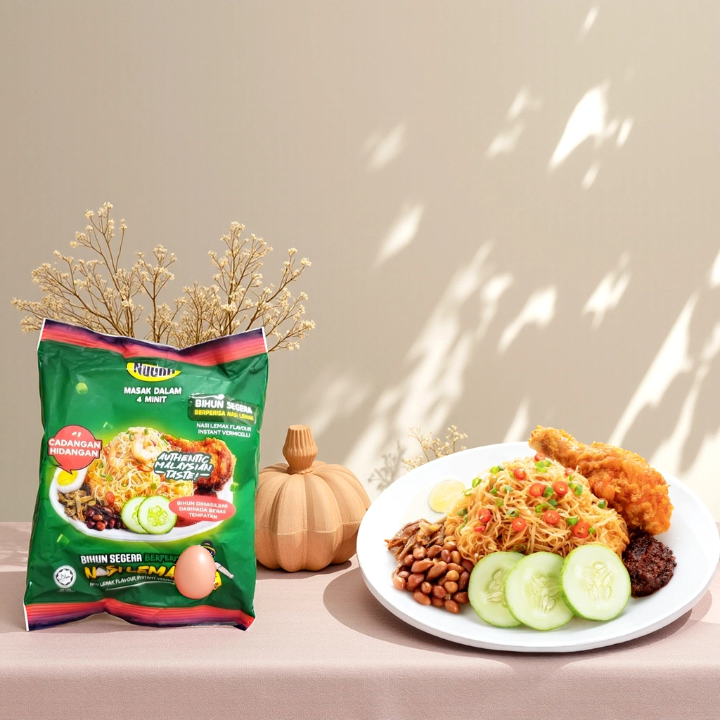 Nuuna Mi & Bihun Segera – Nasi Lemak & Keju Pedas | Instant Noodles ...