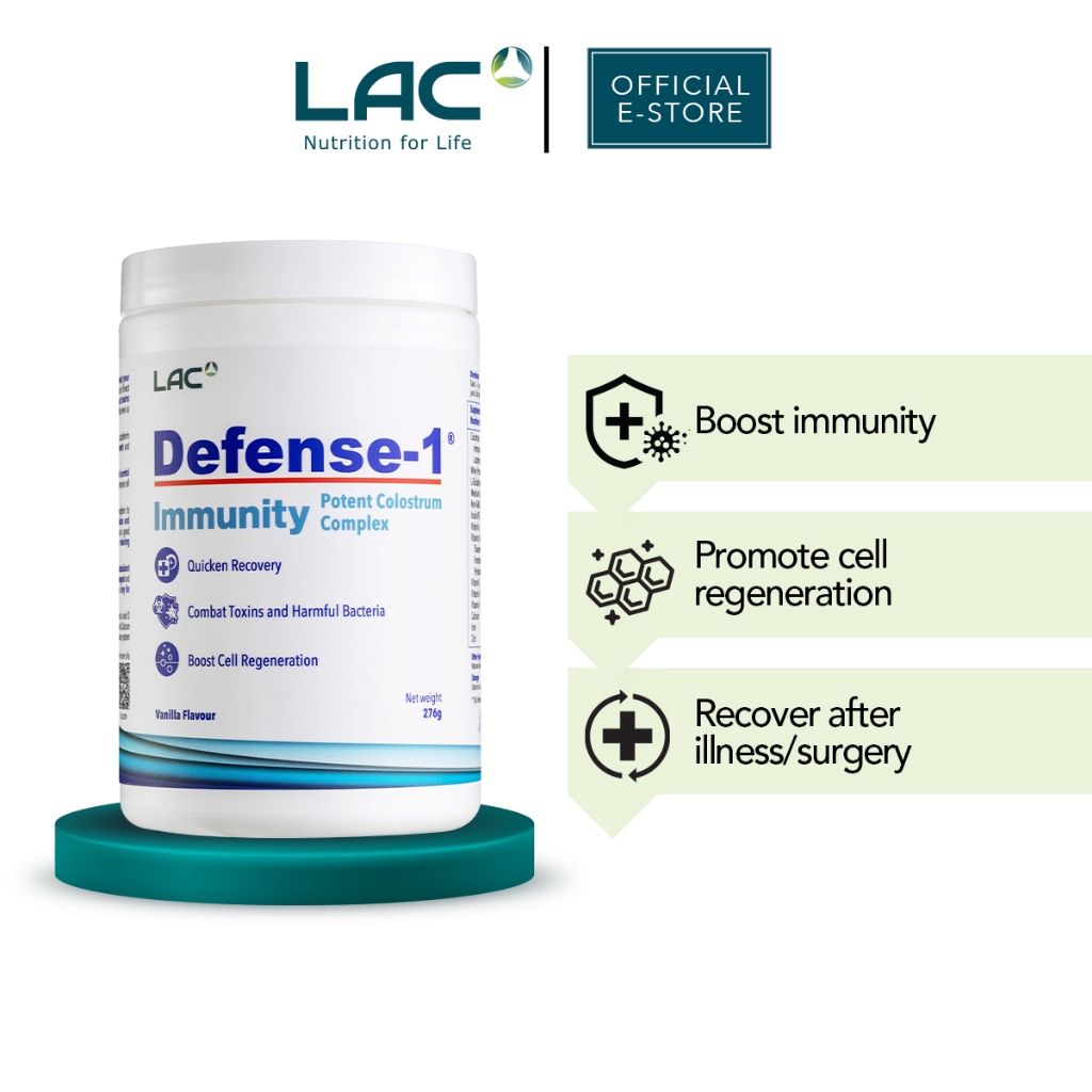 [LAC DEFENSE-1] Immunity - Potent Colostrum Complex (23g x 12 servings ...
