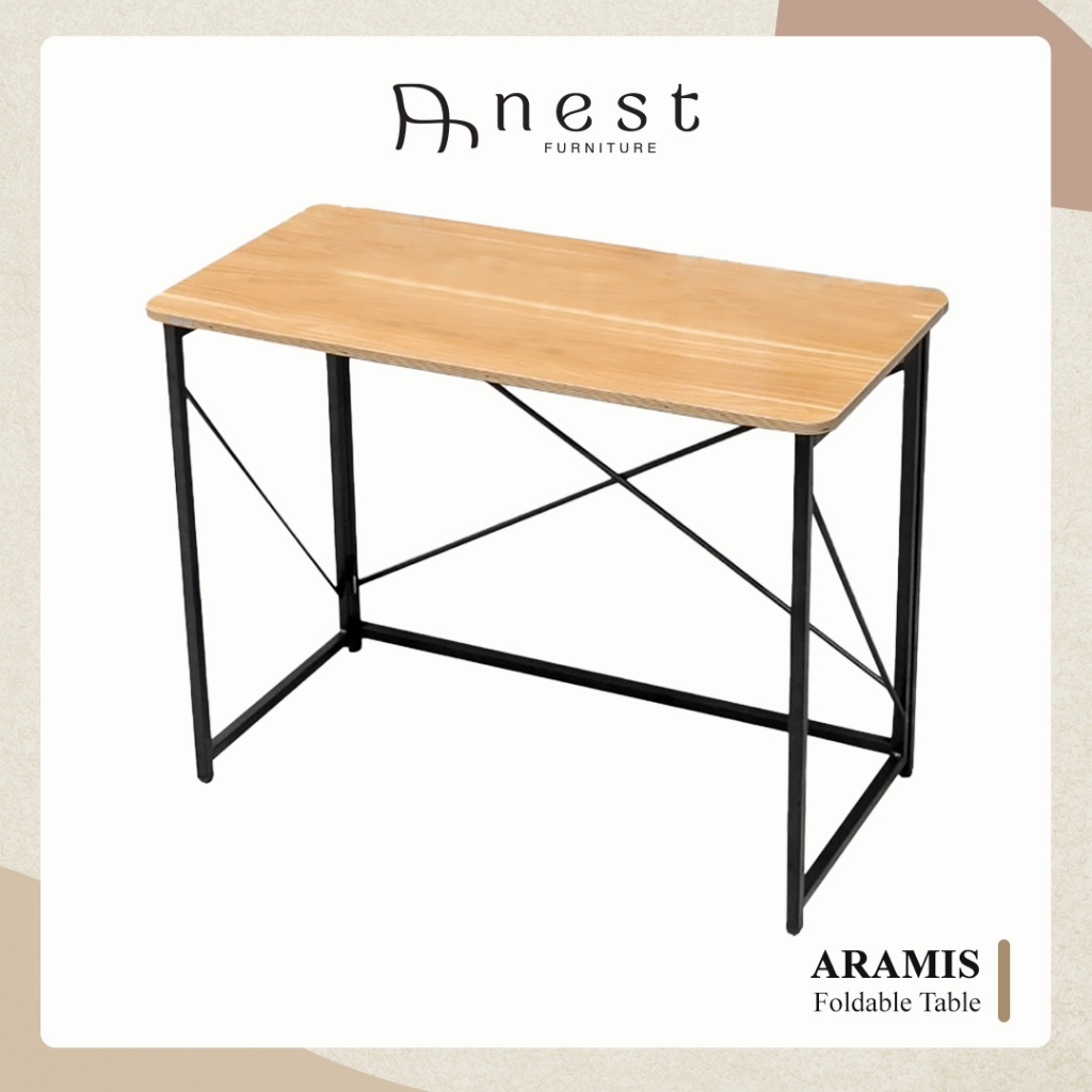 (NEST) ARAMIS FOLDABLE STUDY TABLE - Foldable Table / Study Table ...