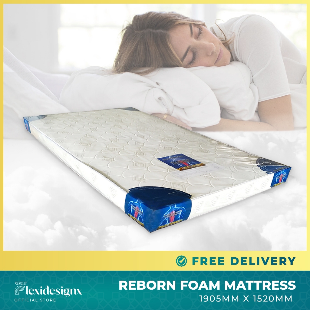 High Density 8 Inch Rebond Foam Mattress / Tilam Queen - Queen Size 5ft Flexidesignx TINA ...