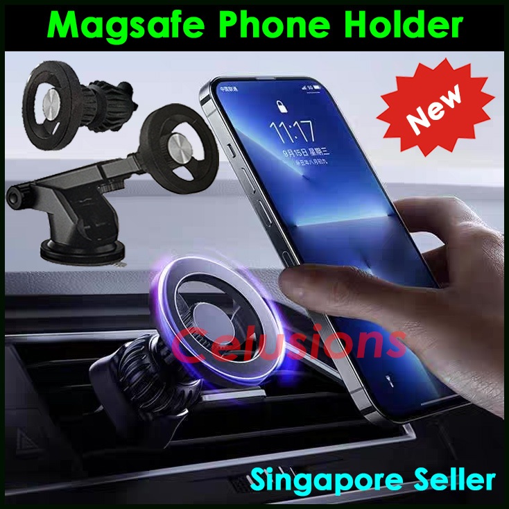【SG Seller】 ️MagSafe Car Mount ️ Magnetic Phone Holder Apple iPhone ...