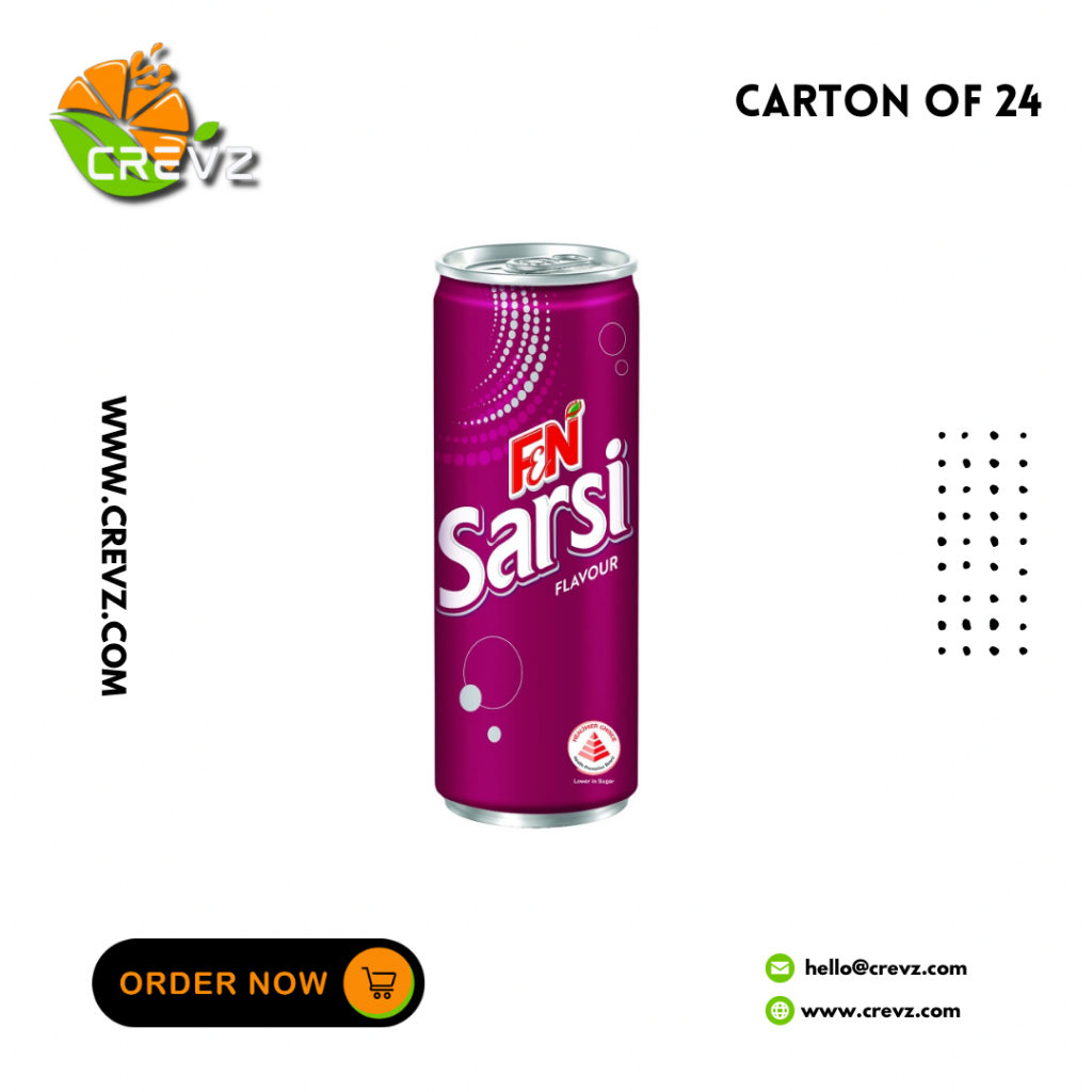 F&N Sarsi Can (320ml x 24) | Shopee Singapore