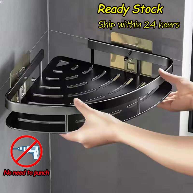 High quality Bathroom rack without punching can bear 30KG/kitchen ...