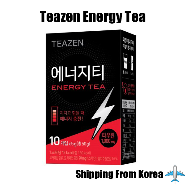 [Teazen] Energy Tea Guarana 50g(5g*10T) Taurine / L-Carnitine | Shopee Singapore