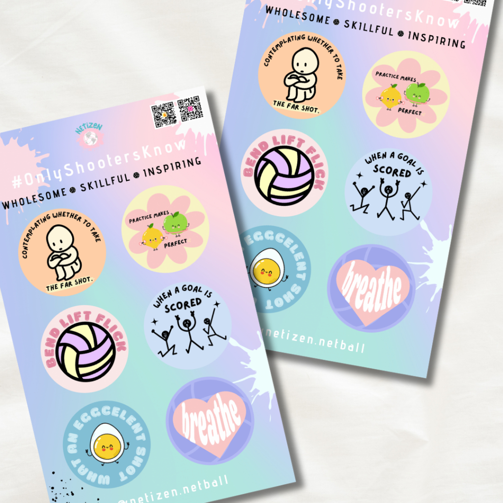 🏐 Netball Stickers 💖 [Only Shooters Know] | Shopee Singapore