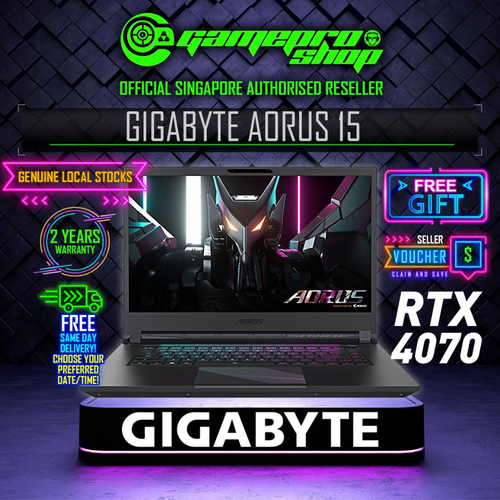 PREMIUM GIFTS | GIGABYTE AORUS 15 BSF-73SG754SH Gaming Laptop / i7 ...