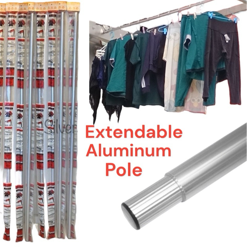 Good Quality Aluminium Extendable Laundry Pole Strong light weight ...