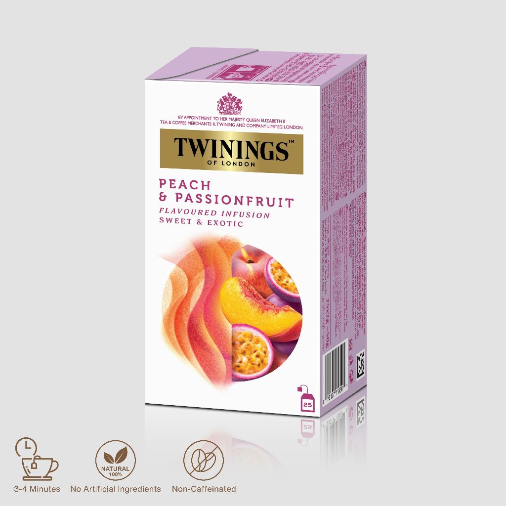 Twinings Peach & Passion Fruit 25s x 2g | Fruit Tea | Tea Bag | 茶 ...