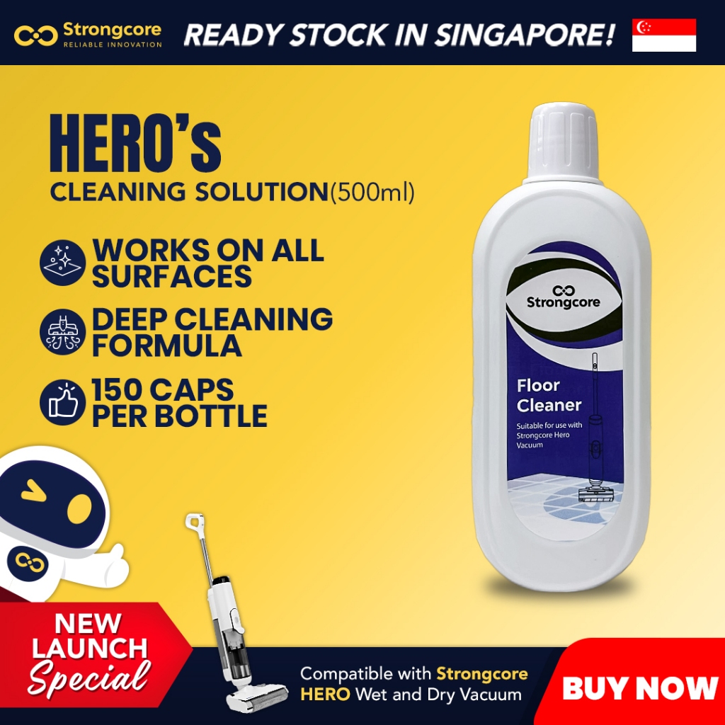 Strongcore 500ml Multi-Surface Cleaning Solution for HERO Wet and Dry ...