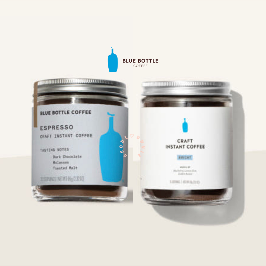 BLUE BOTTLE COFFEE Craft Instant Coffee 2Flavor, Espresso 66g, Bright ...