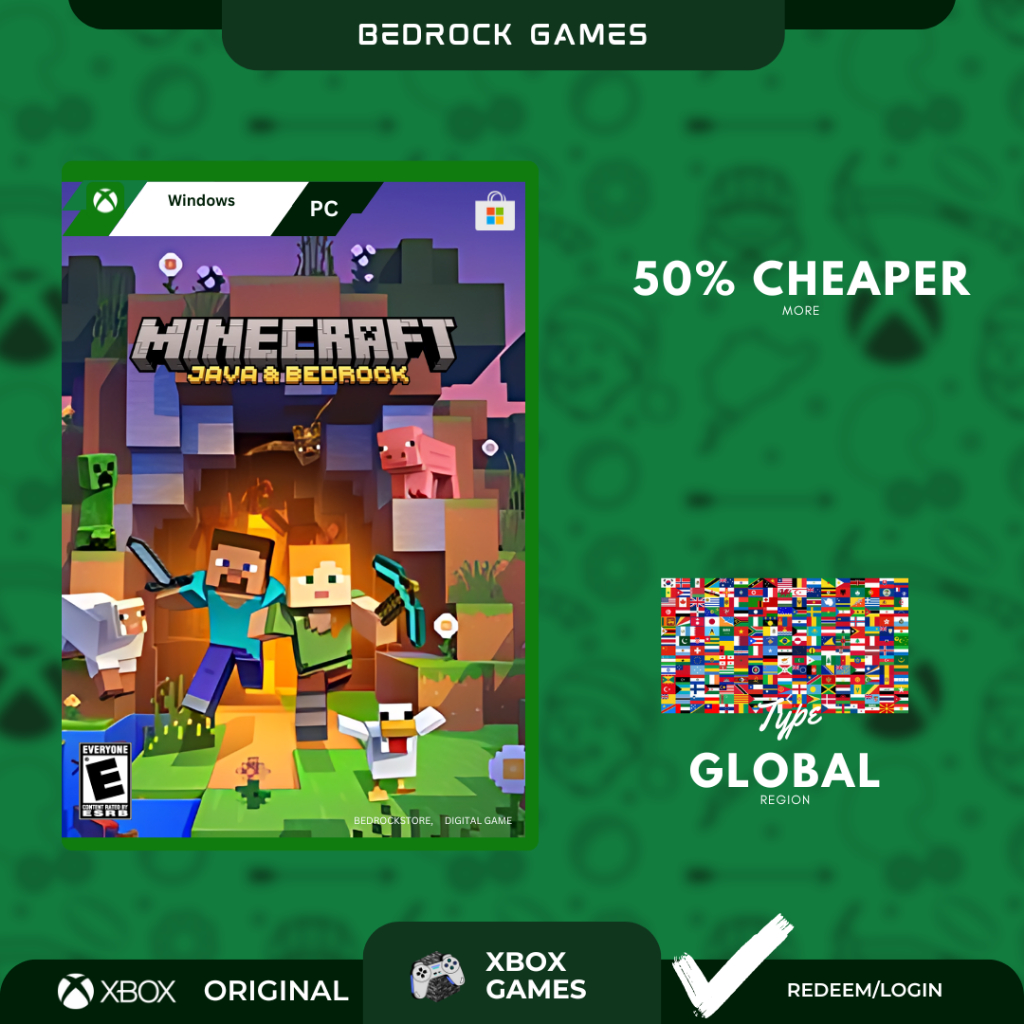 Minecraft Java & Bedrock Edition for PC | Shopee Singapore