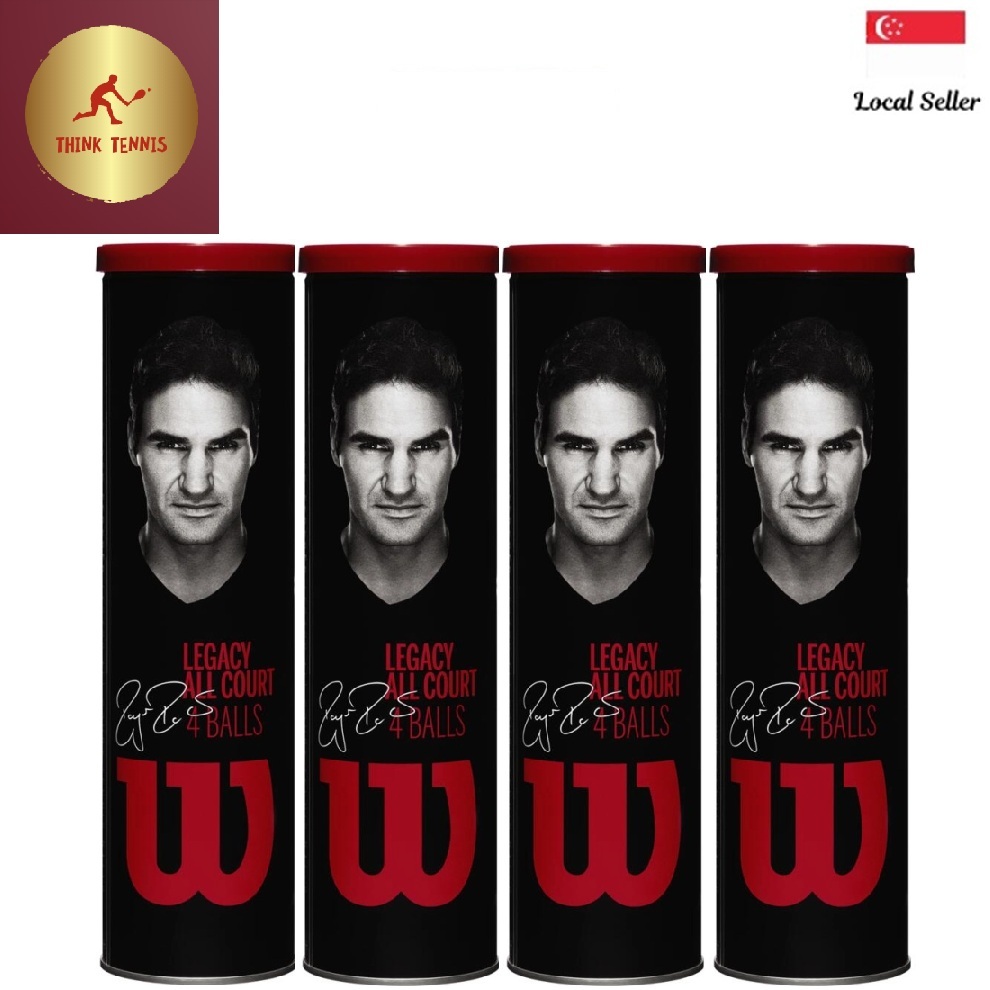 Wilson RF Legacy Tennis Balls (1 carton~18 cans~72 balls) | Shopee ...