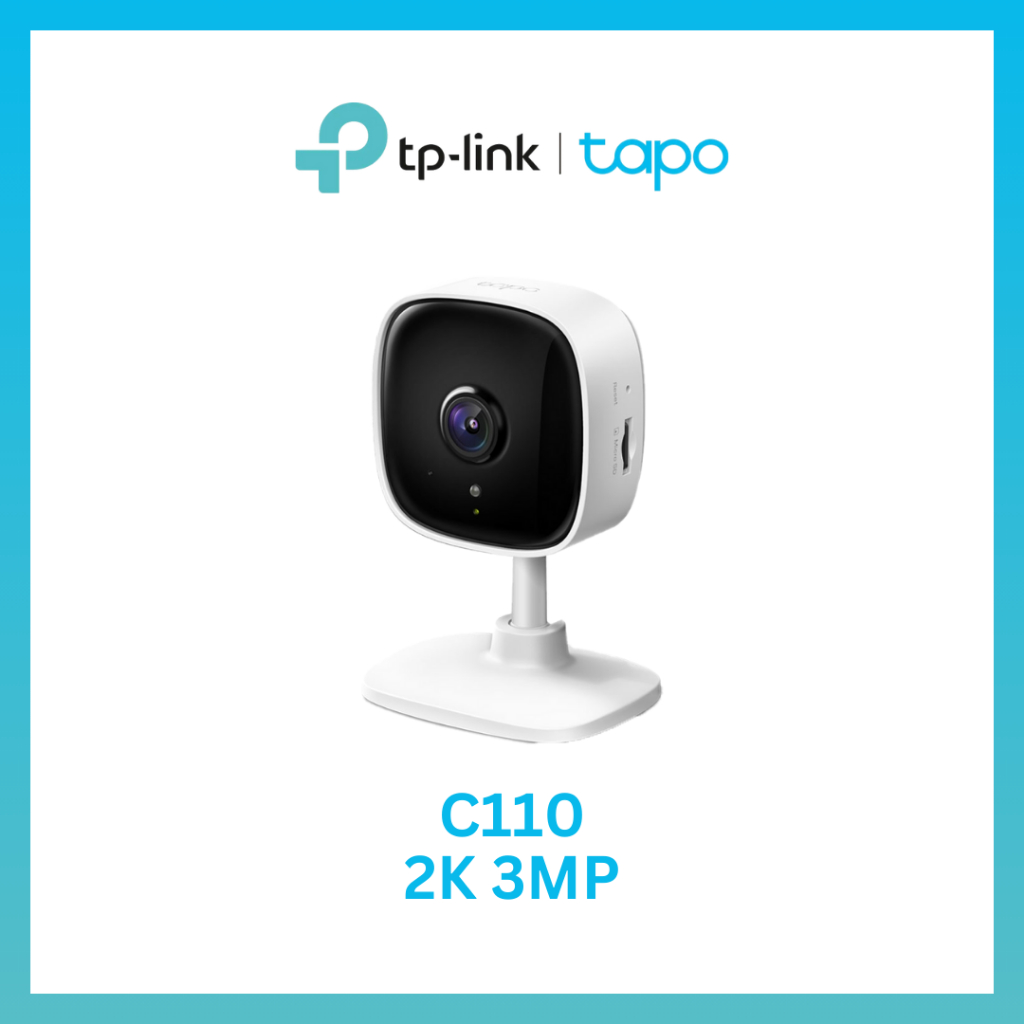 TP-Link 2K Full HD Home Security IP CCTV Camera Tapo C110/TC60 (Night View/Motion Detect ...