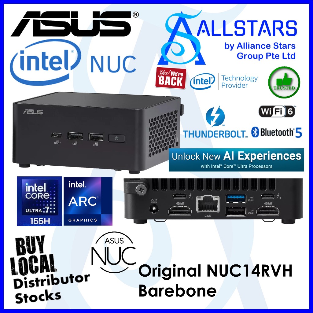 (ALLSTARS : We are Back / NUC PROMO) ASUS RNUC14RVHU7 NUC PRO Intel ...