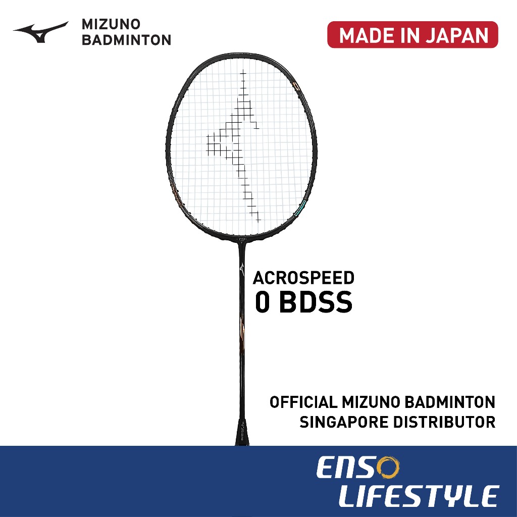 Mizuno Badminton Racket Acrospeed 0 BDSS MADE IN JAPAN (Unstrung) [Enso Lifestyle] | Shopee ...