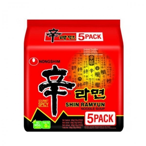 Nongshim Shin Ramyun Five pack | Shopee Singapore